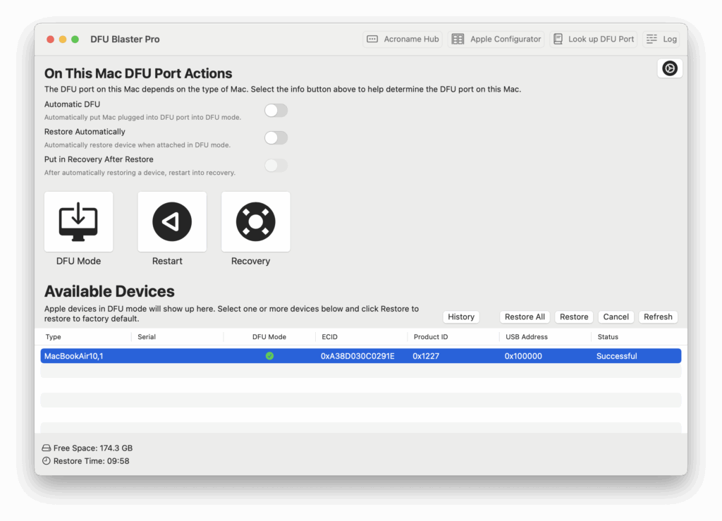 DFU Blaster Pro – Twocanoes Software